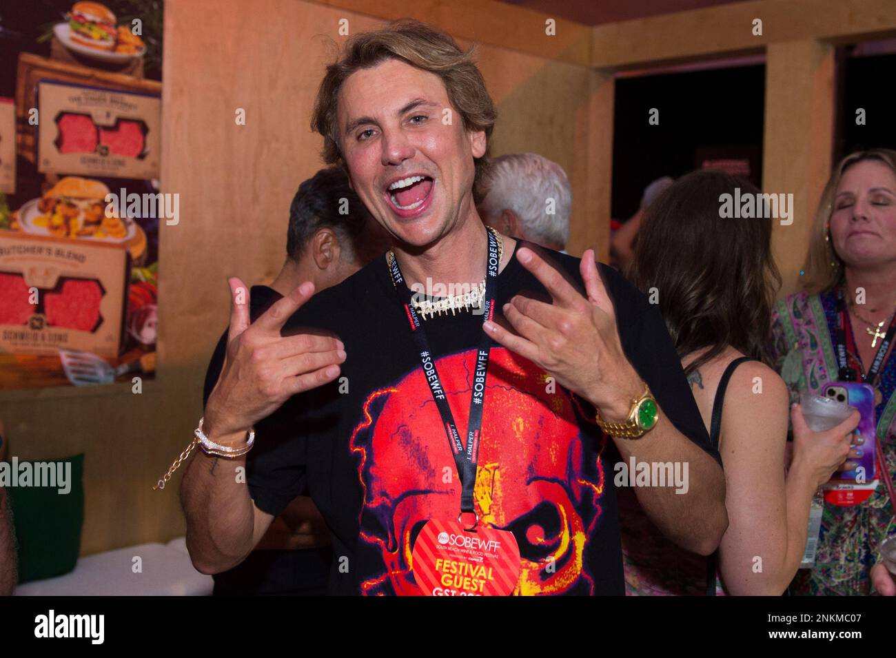 Jonathan Cheban aka Foodgod attends Burger Bash during the South Beach ...