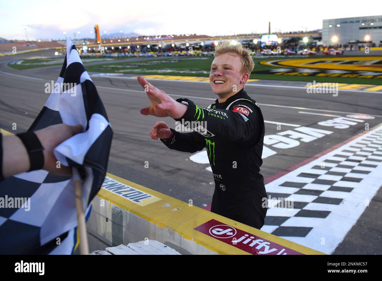 LAS VEGAS, NV - MARCH 05: Ty Gibbs (#54 Joe Gibbs Racing Monster Energy ...