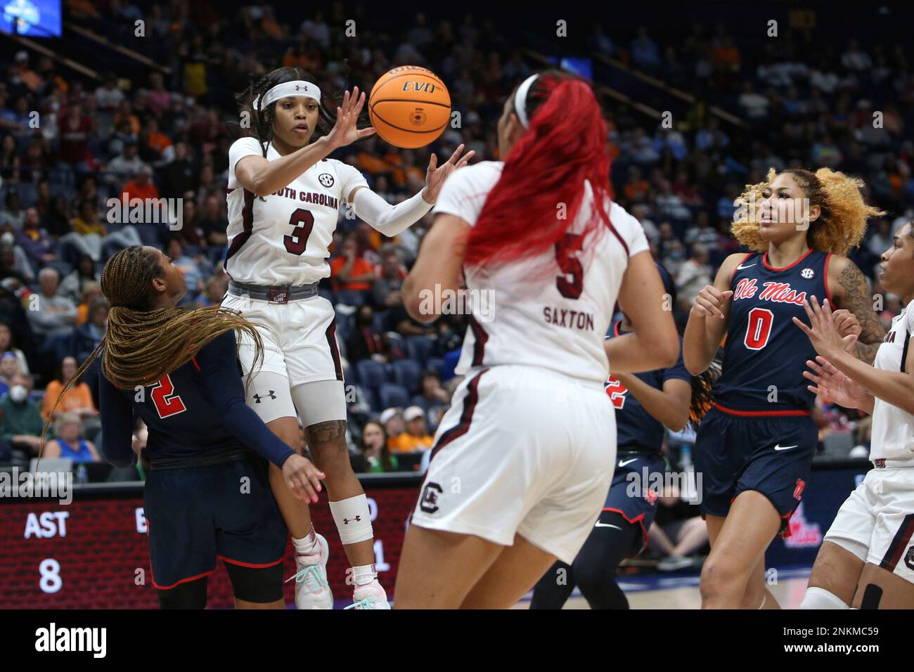 NASHVILLE, TN - MARCH 05: South Carolina Gamecocks guard Destanni ...