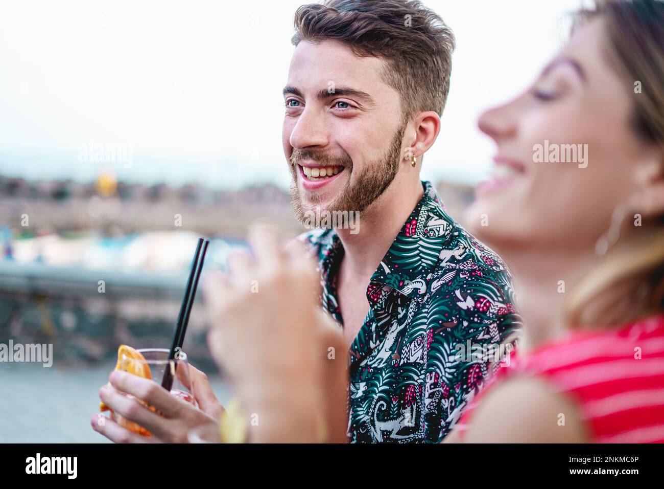 Lively group young friends including hi-res stock photography and ...