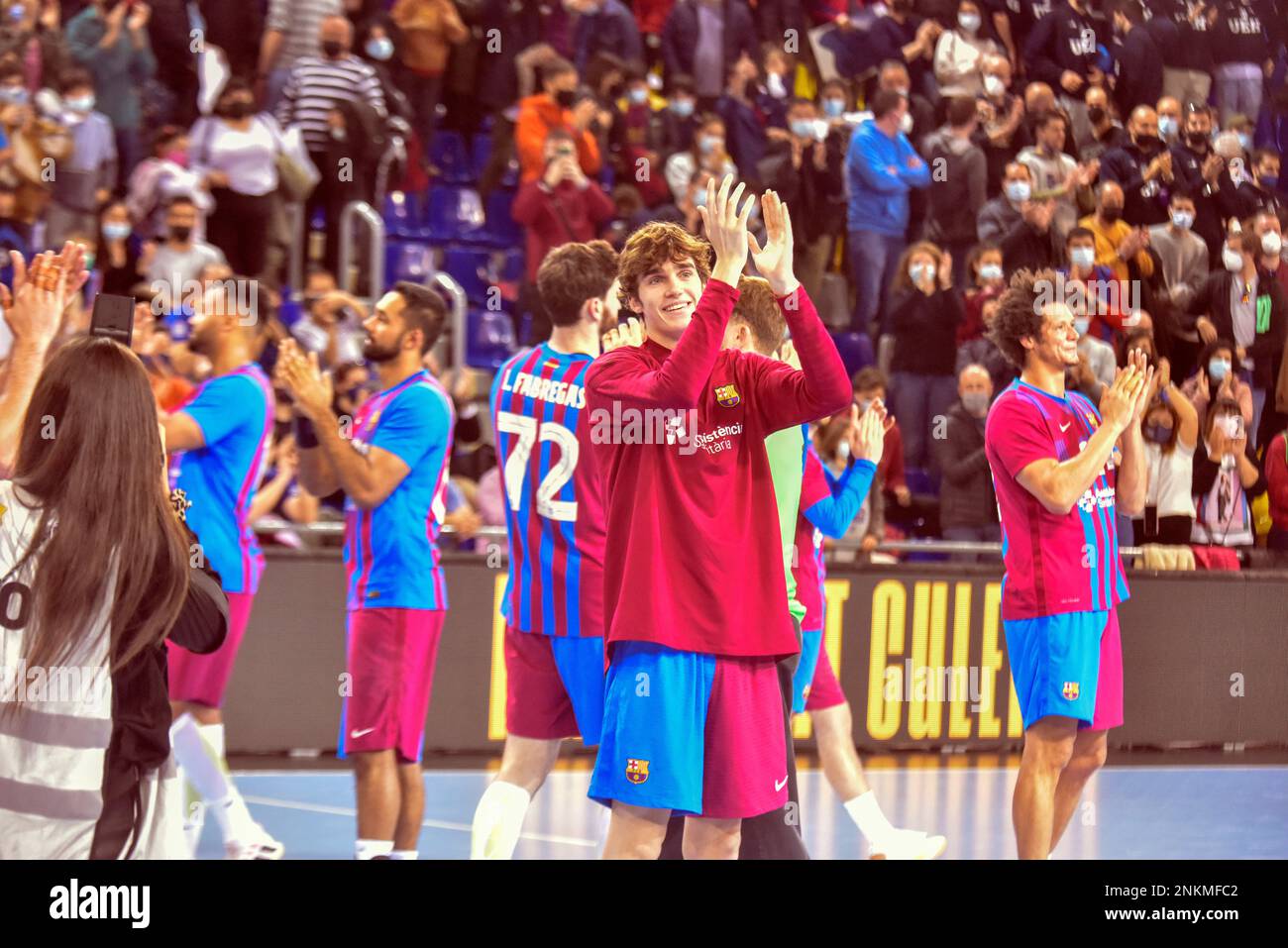 Pablo Urdangarín at the Palau Blaugrana to celebrate the 50th ...