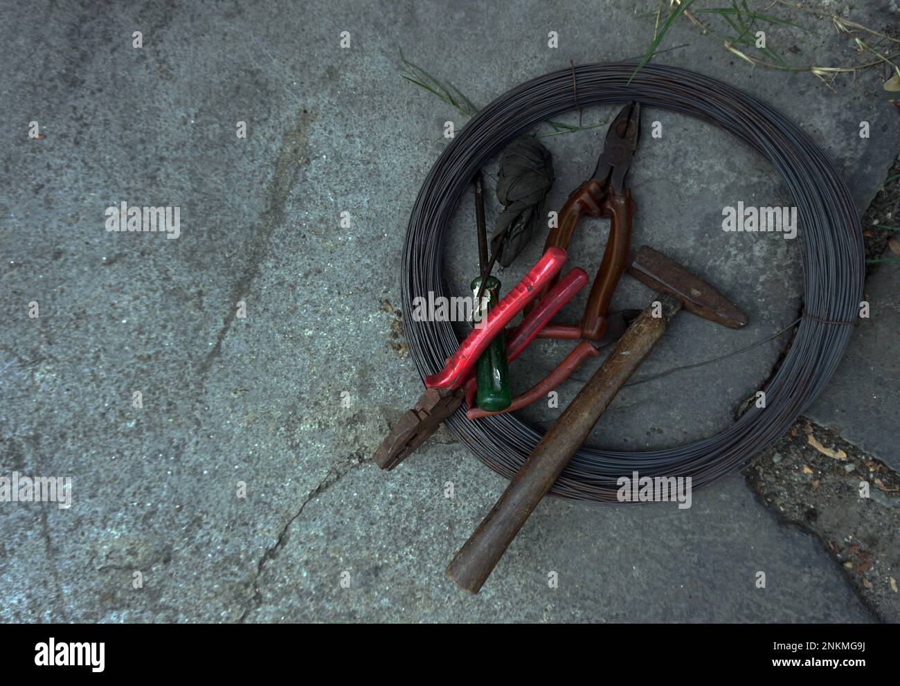 Get construction equipment ready for work Stock Photo - Alamy