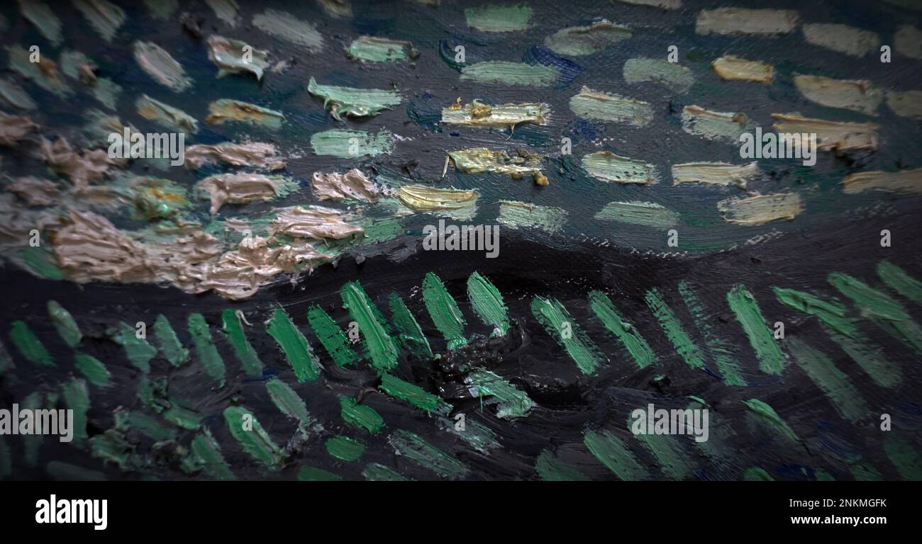 brush stroke painting abstract oil color background Stock Photo - Alamy