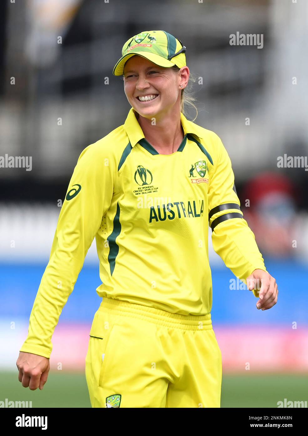 Meg Lanning of Australia warms up ahead of the ICC Women's Cricket ...