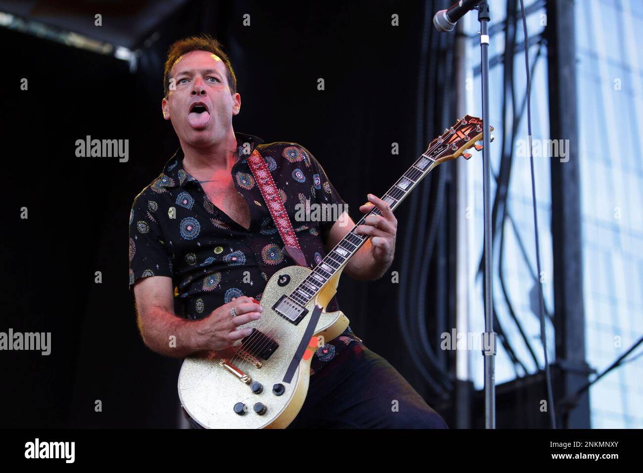 San Diego post-hardcore band Hot Snakes performs on the KEXP stage on ...