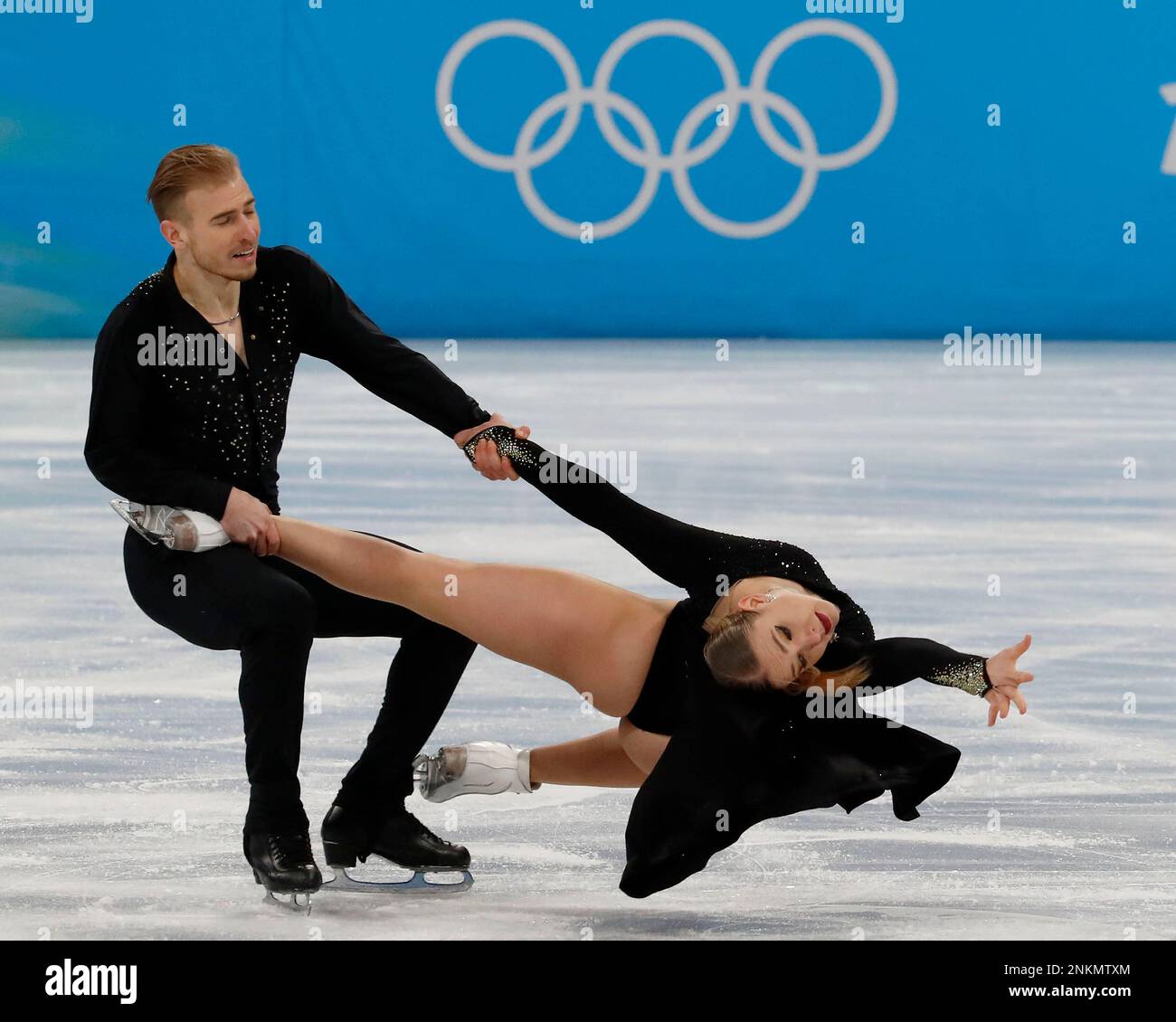 February 14, 2022, Beijing, Hebei, China: Natalie Taschlerova and Filip ...