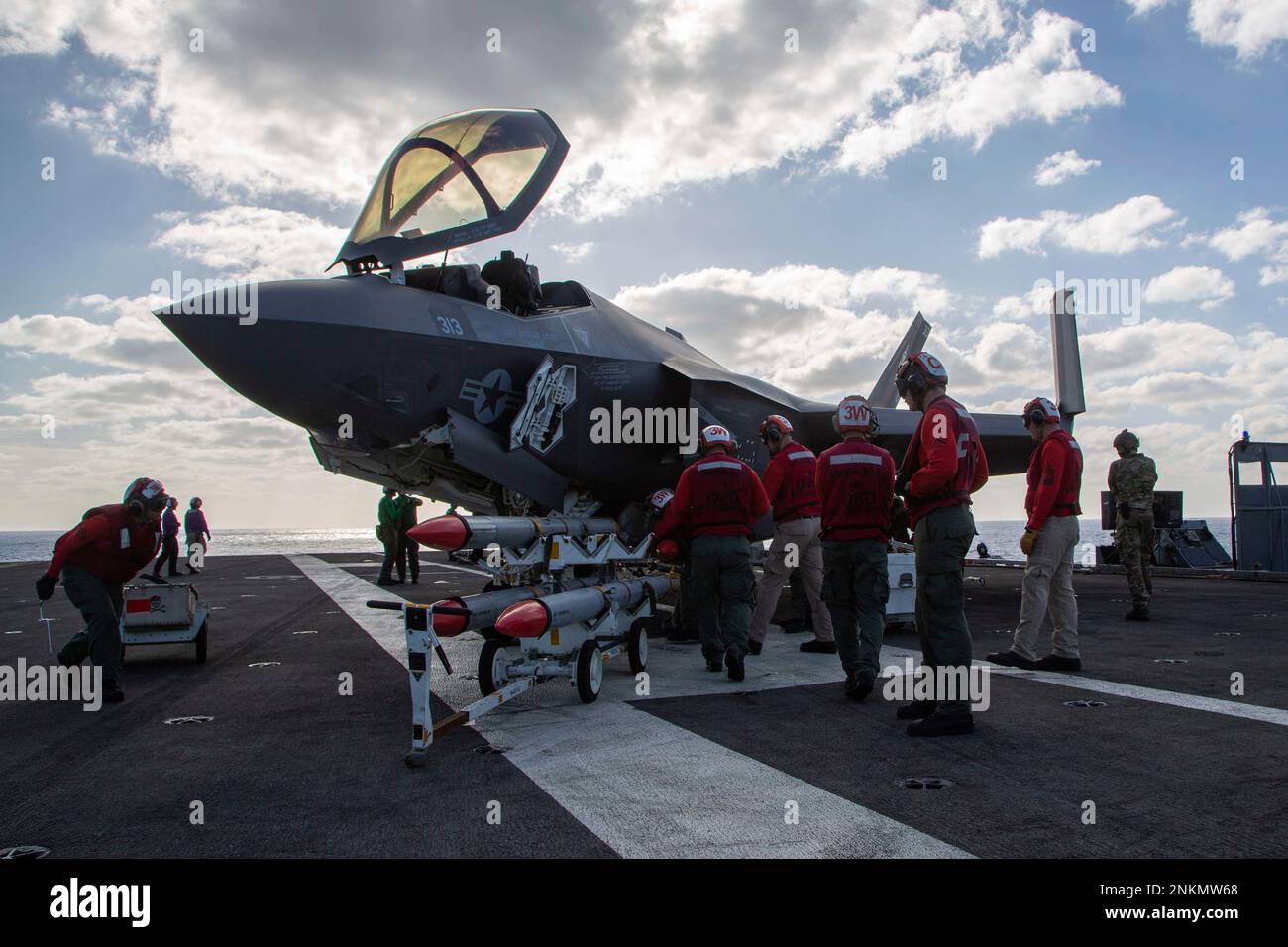 Marine Wing Fighter Attack Squadron (VMFA) 314 personnel refuel and ...