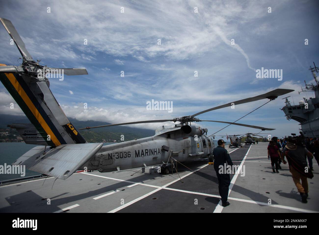 23 February 2023, Brazil, Sao Sebastiao: The Atlantico, the largest ...