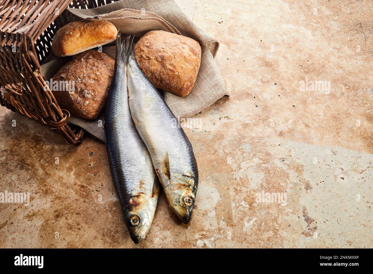 Loaves Of Bread And Fish