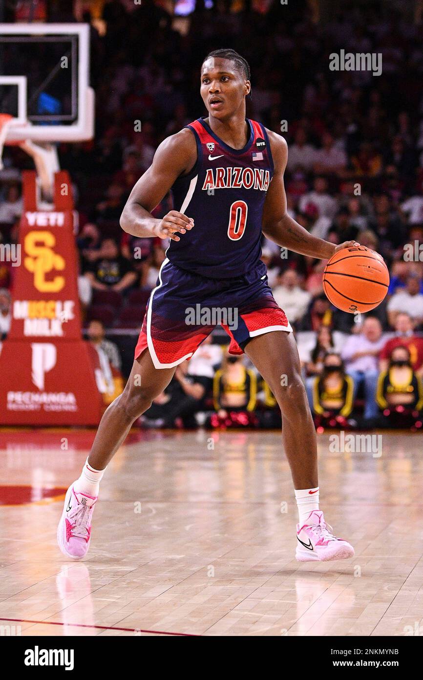 LOS ANGELES, CA - MARCH 01: Arizona Wildcats guard Bennedict Mathurin ...