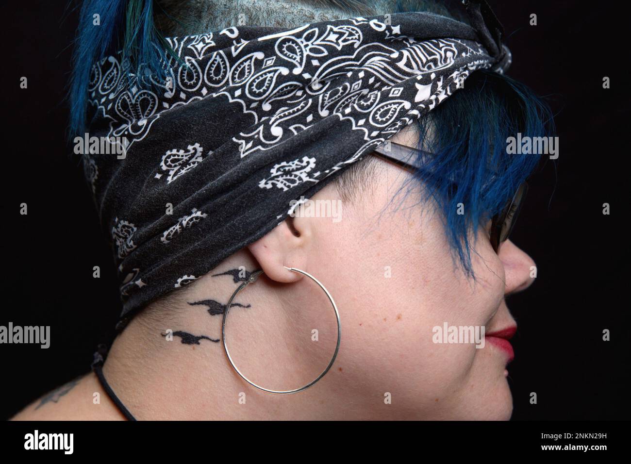 Rachel Conrad poses for a portrait at the annual Seattle Tattoo Expo ...