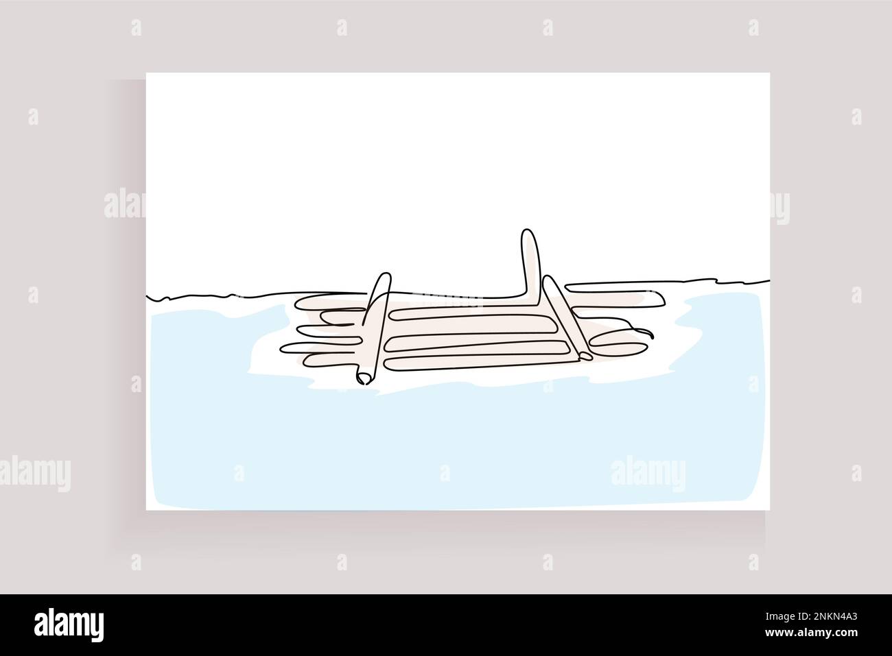 wooden primitive old boat sailboat survival sea ocean line drawing ...