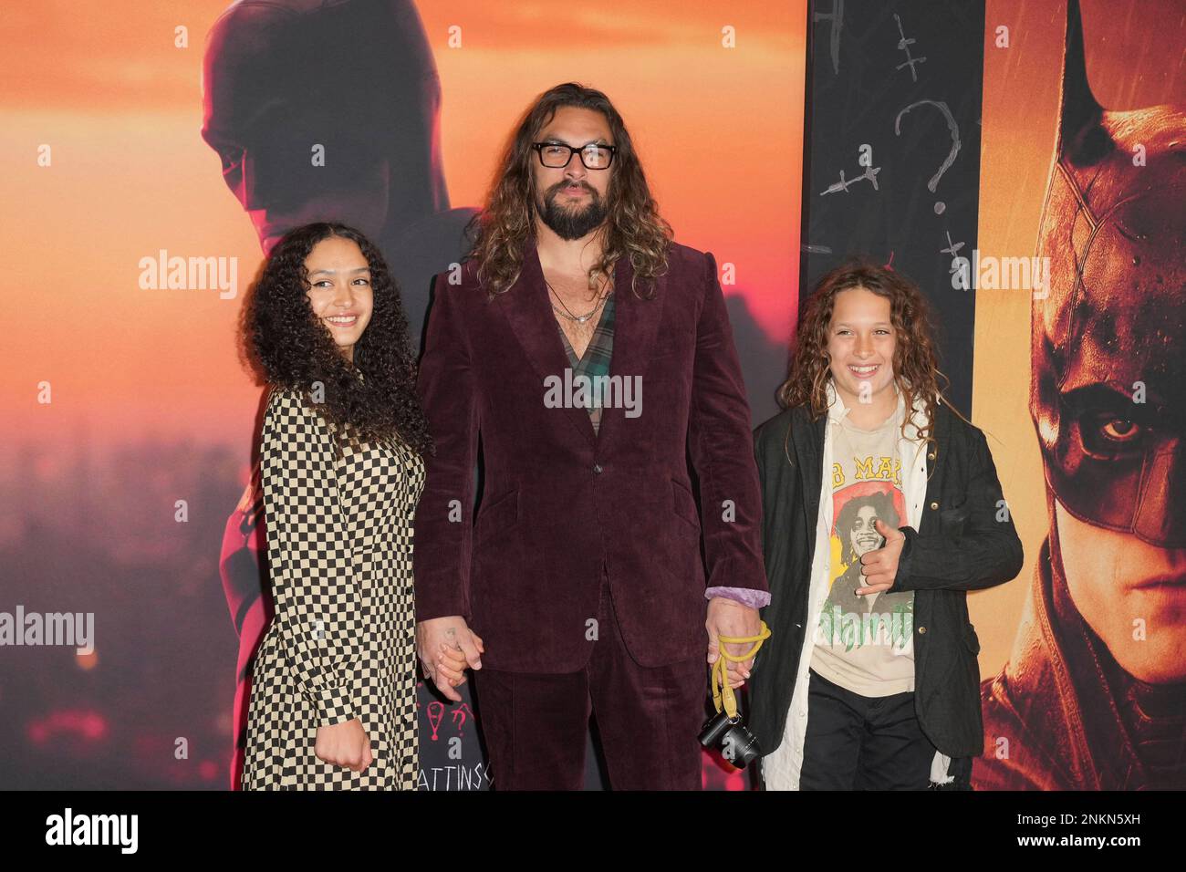 Photo by: zz/John Nacion/STAR MAX/IPx 2022 3/1/22 Jason Momoa with his daughter Lola Momoa and ...