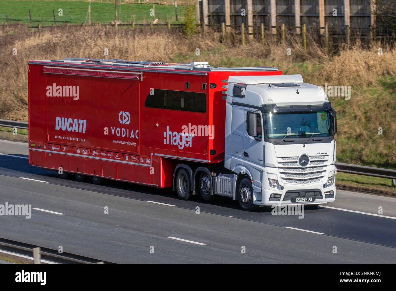 British Superbike Team Lorry. 2017 MERCEDES BENZ ACTROS 2551LS 12809cc ...