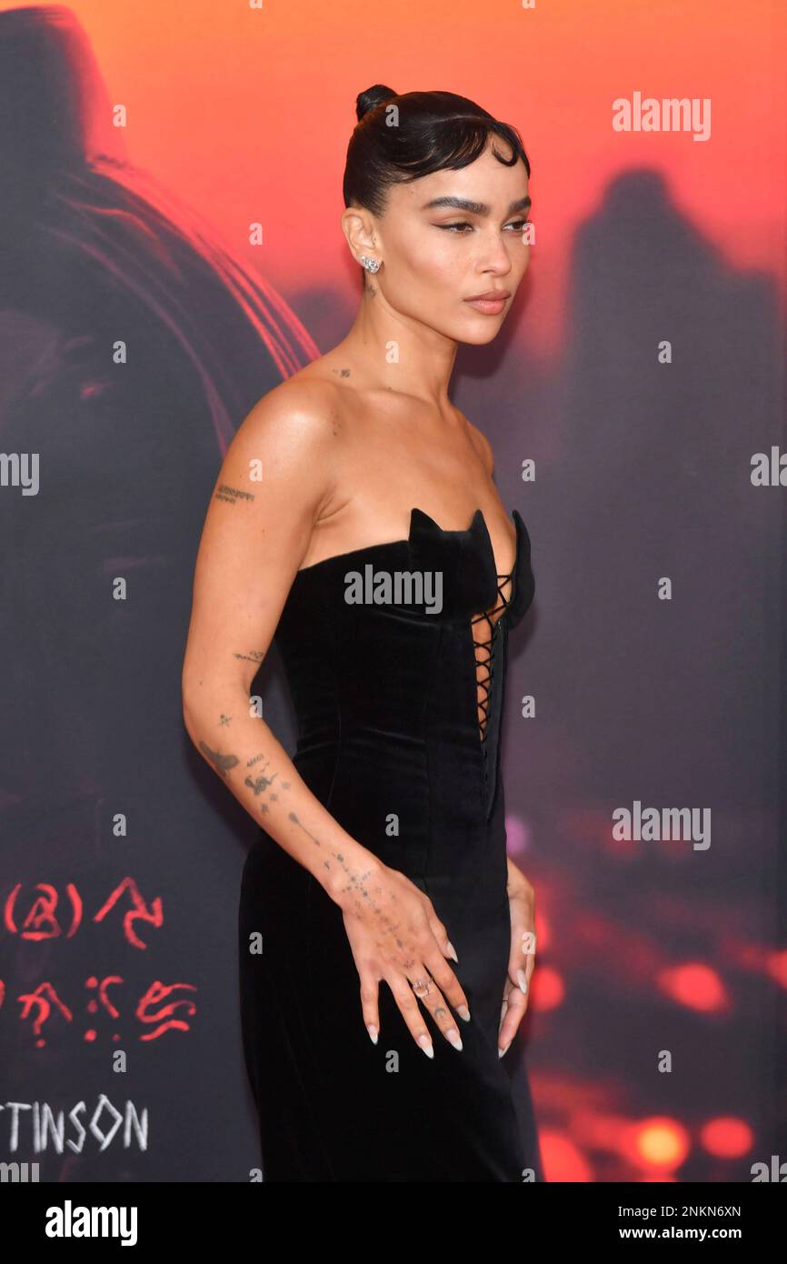 Photo by: zz/NDZ/STAR MAX/IPx 2022 3/1/22 Zoe Kravitz at the premiere ...