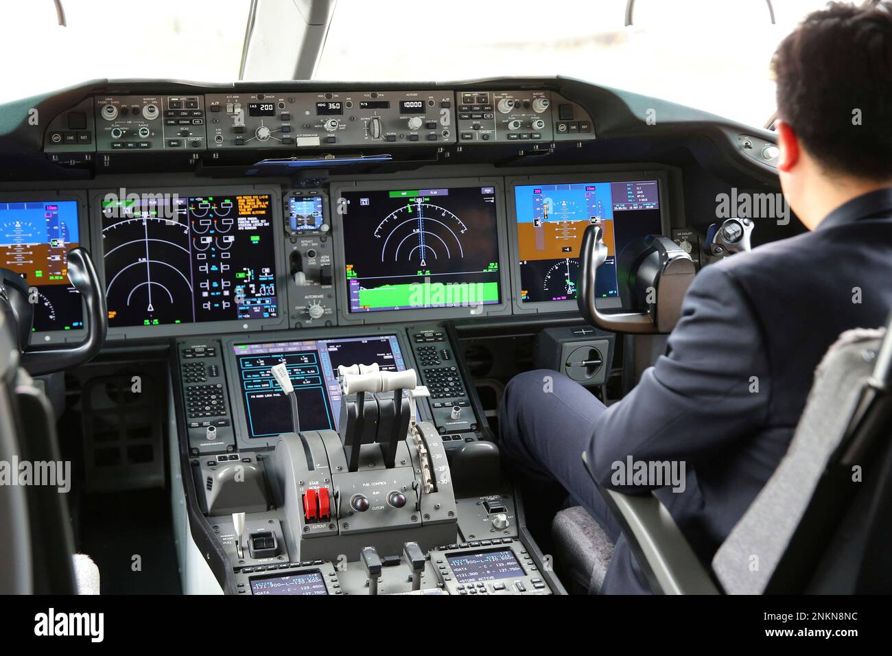 DeerJet shows off its luxury VIP Dreamliner 787-8 Dream Jet for the ...