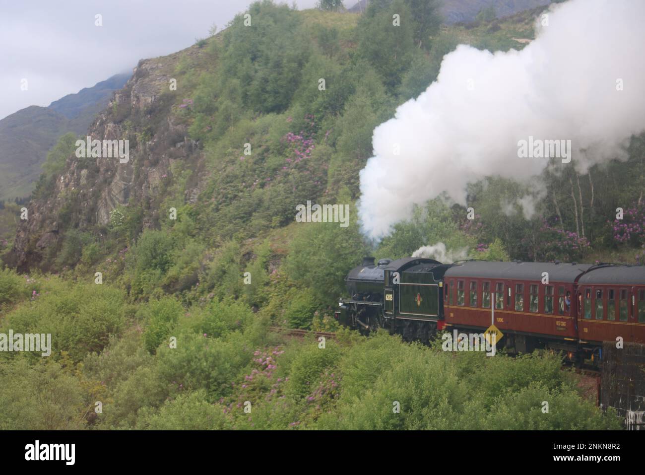 The Jacobite Steam Train Stock Photo - Alamy