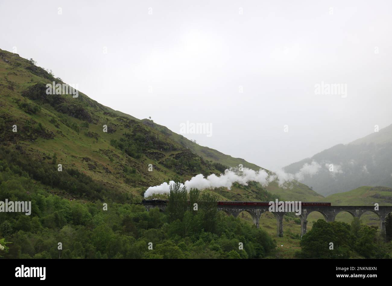 The Jacobite Steam Train Stock Photo - Alamy