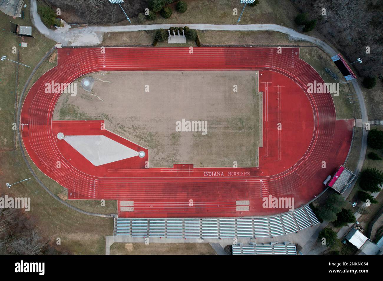 An aerial view of Robert C. Haugh Complex on the campus of Indiana ...