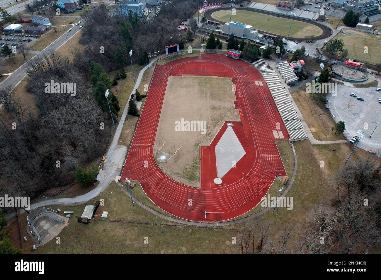 An aerial view of Robert C. Haugh Complex on the campus of Indiana ...