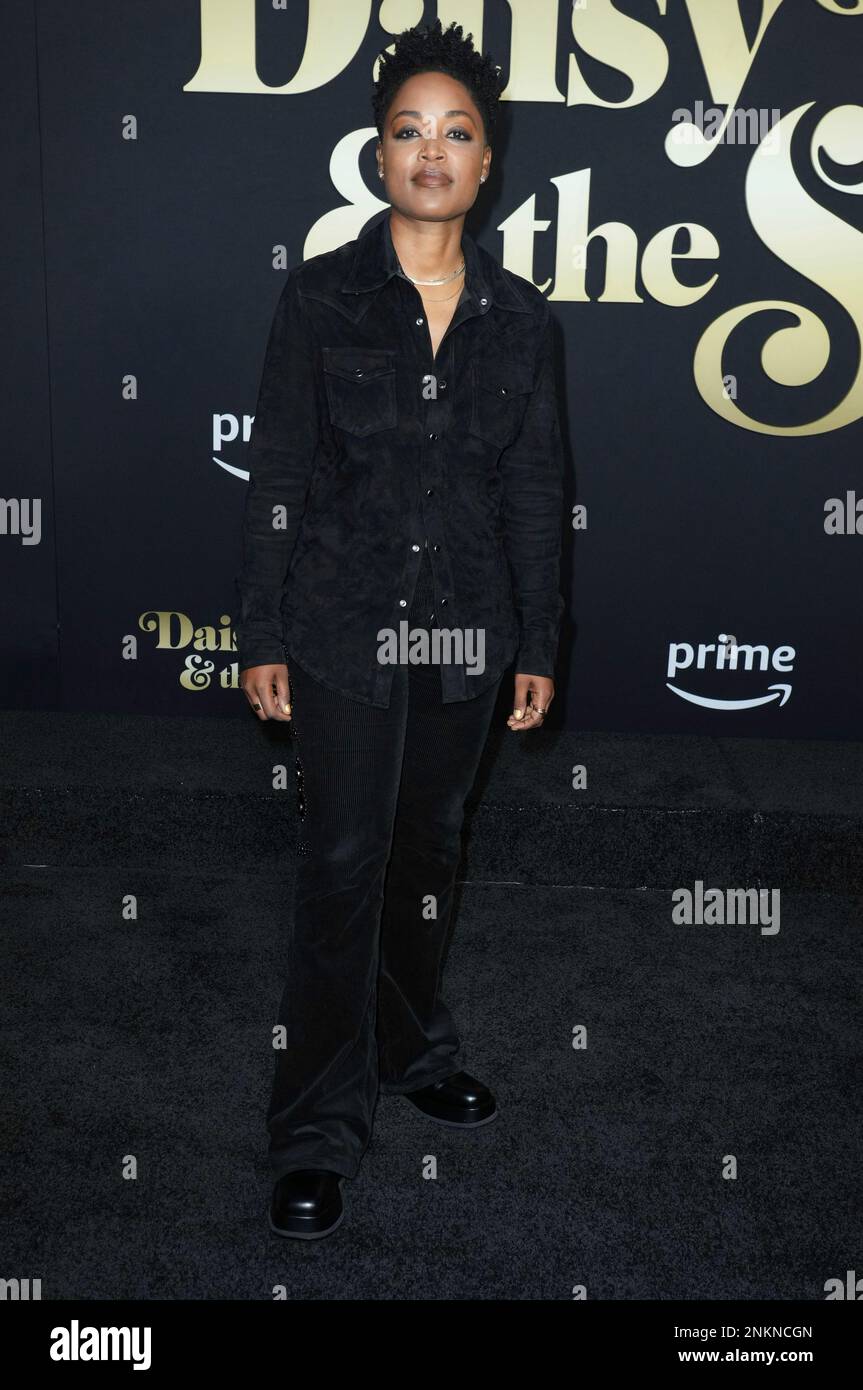 Ayesha Harris arrives at the premiere of "Daisy Jones and The Six ...