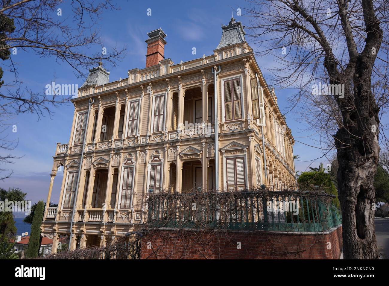 Old building in Buyuk Ada, Istanbul City, Turkiye Stock Photo - Alamy