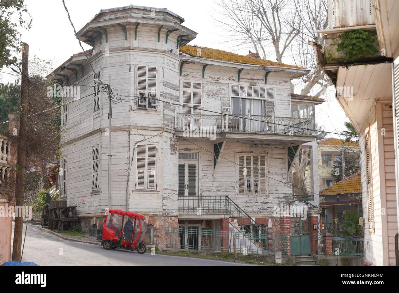 An Old building in Buyuk Ada, Istanbul, Turkiye Stock Photo - Alamy