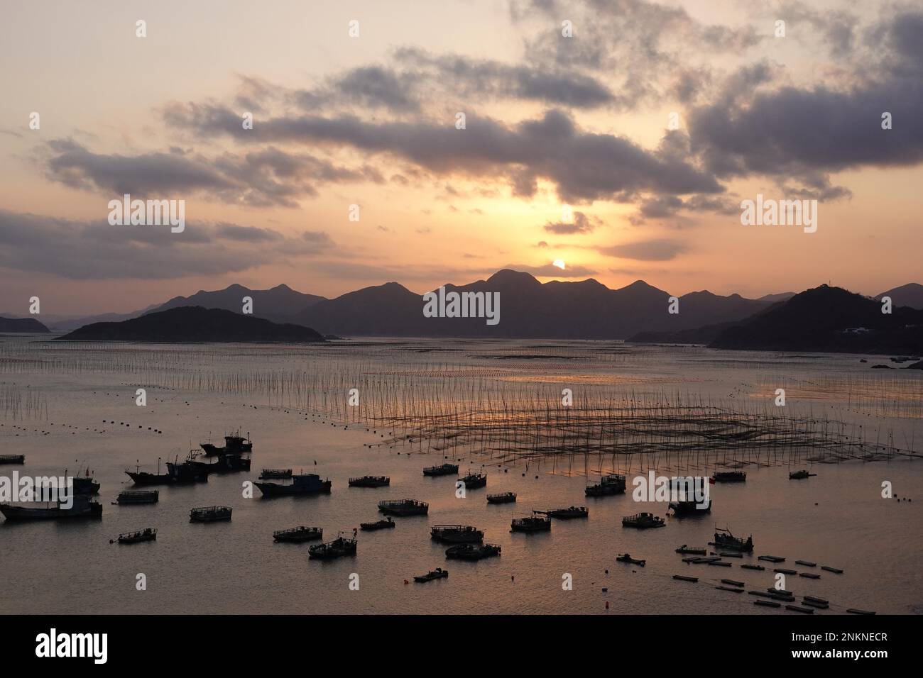 **CHINESE MAINLAND, HONG KONG, MACAU AND TAIWAN OUT** Aerial photo ...