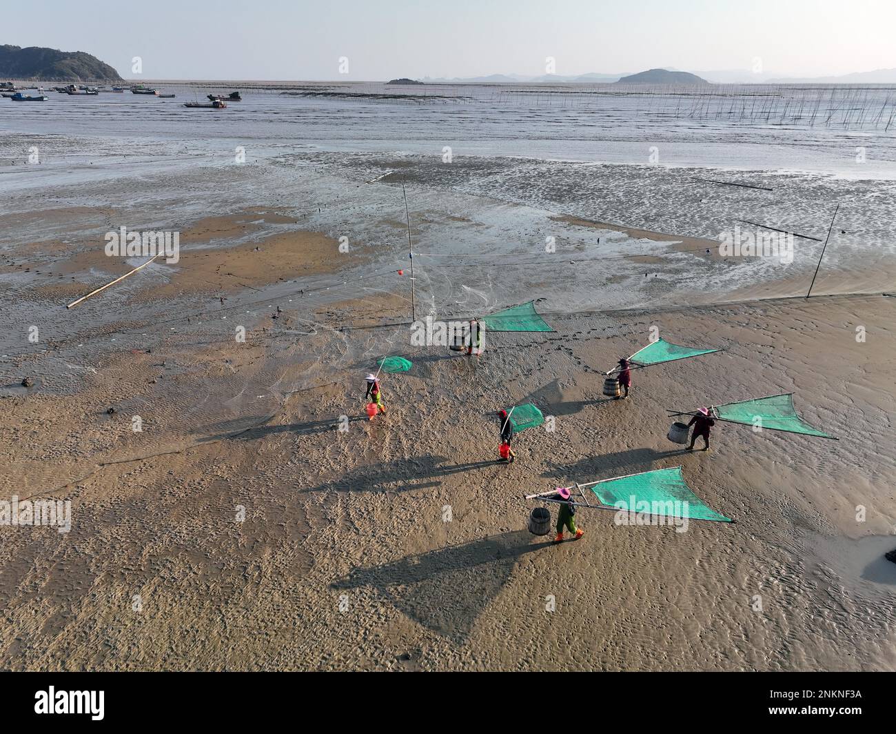 **CHINESE MAINLAND, HONG KONG, MACAU AND TAIWAN OUT** Aerial photo ...