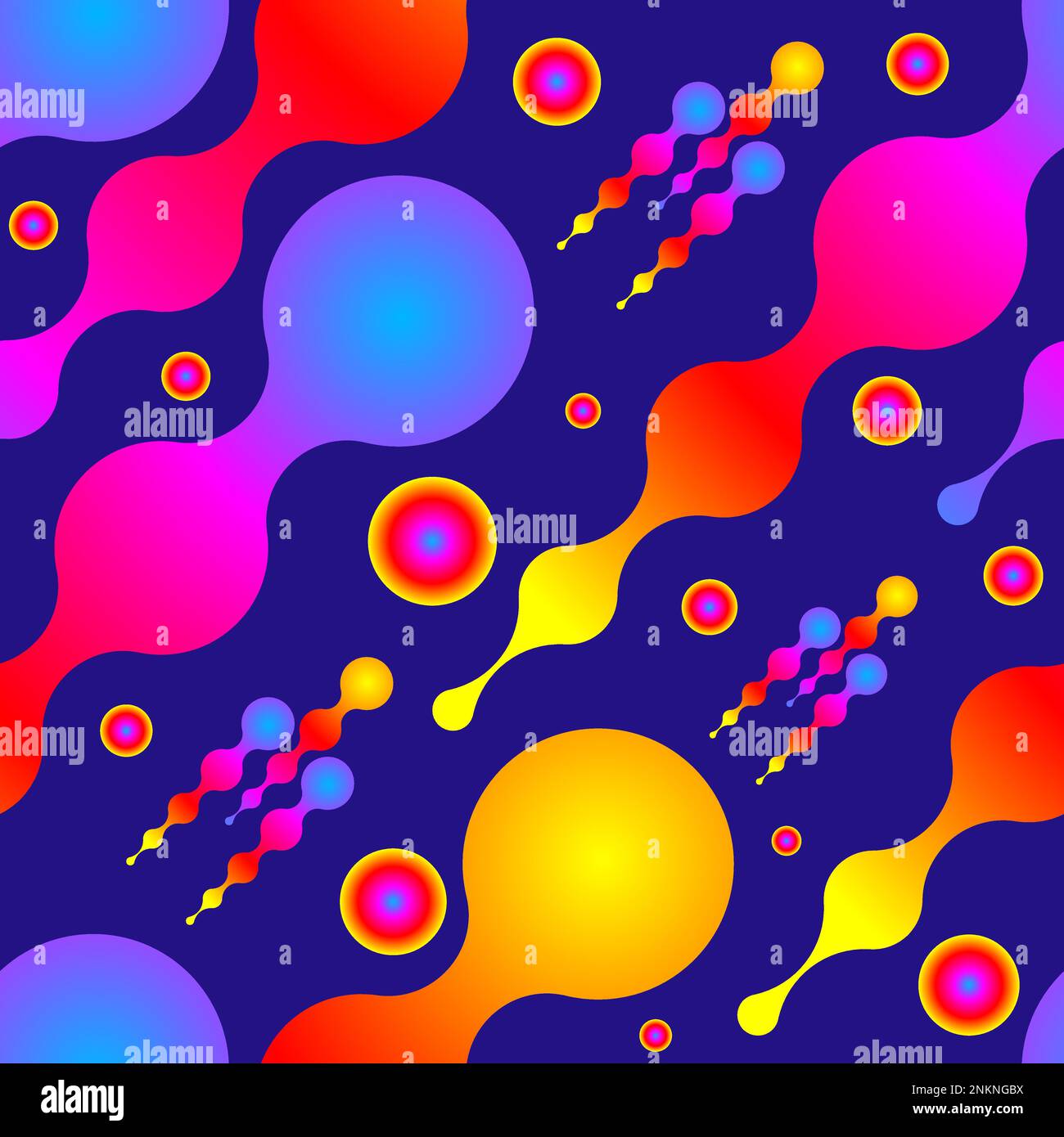 Seamless pattern with geometric shapes. Vector illustration Stock ...
