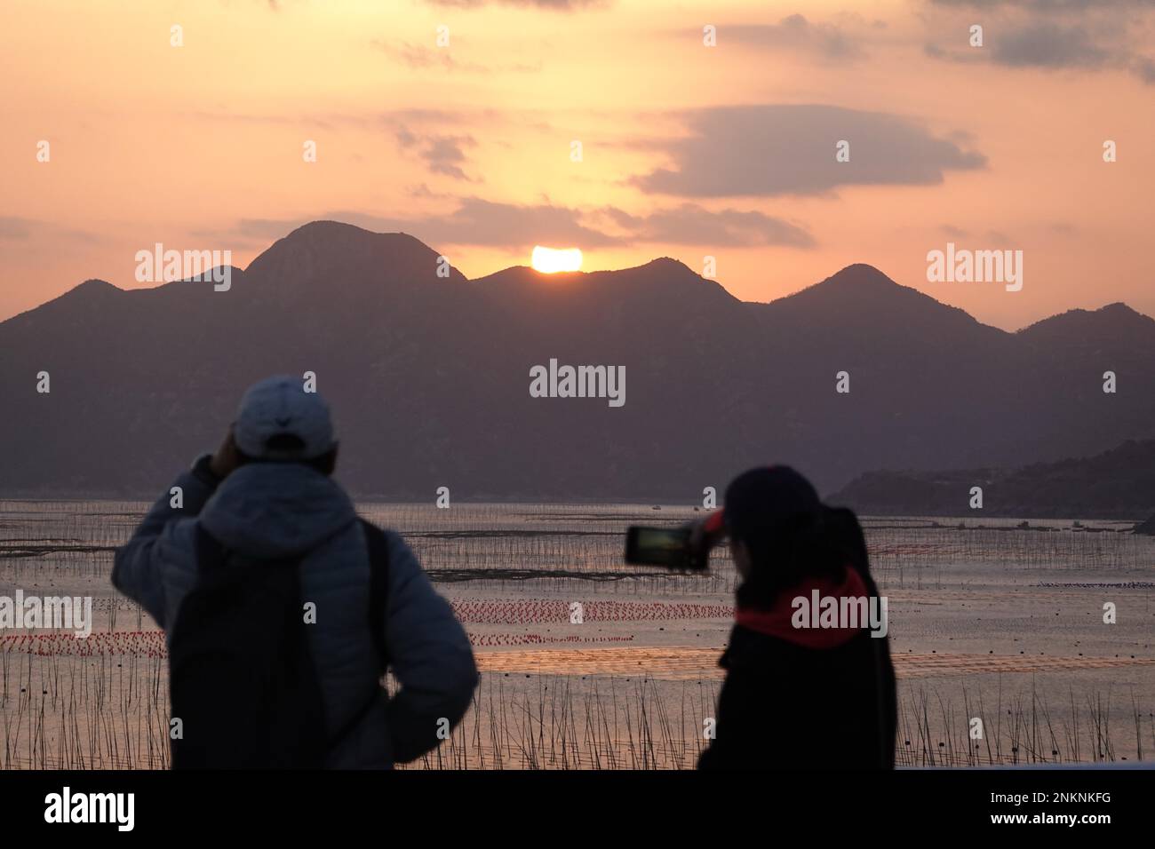 **CHINESE MAINLAND, HONG KONG, MACAU AND TAIWAN OUT** Aerial photo ...