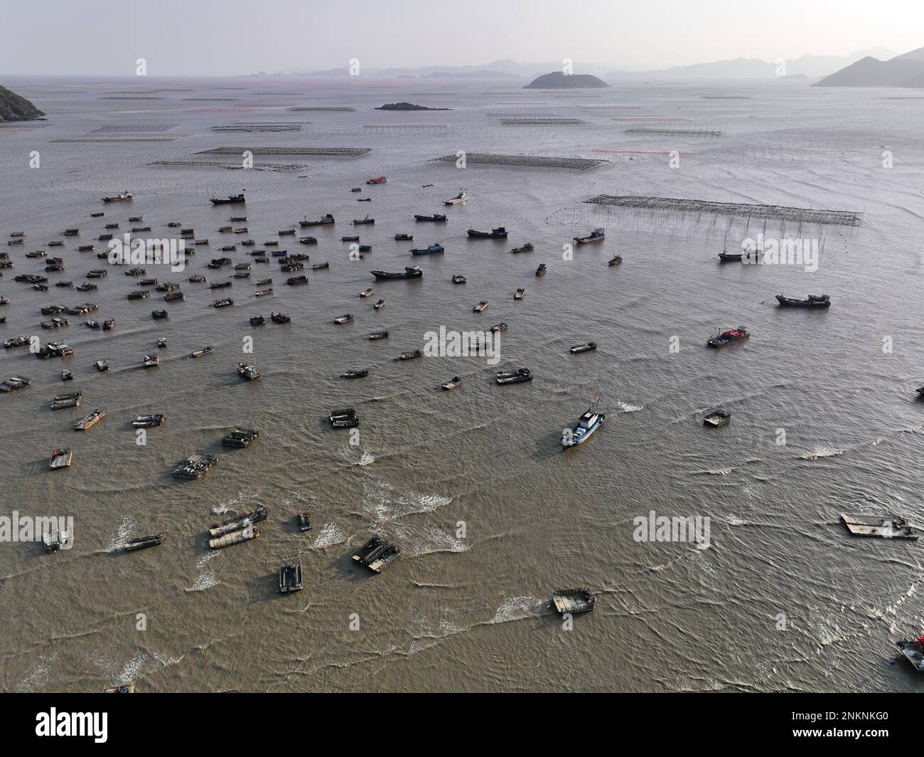 **CHINESE MAINLAND, HONG KONG, MACAU AND TAIWAN OUT** Aerial photo ...