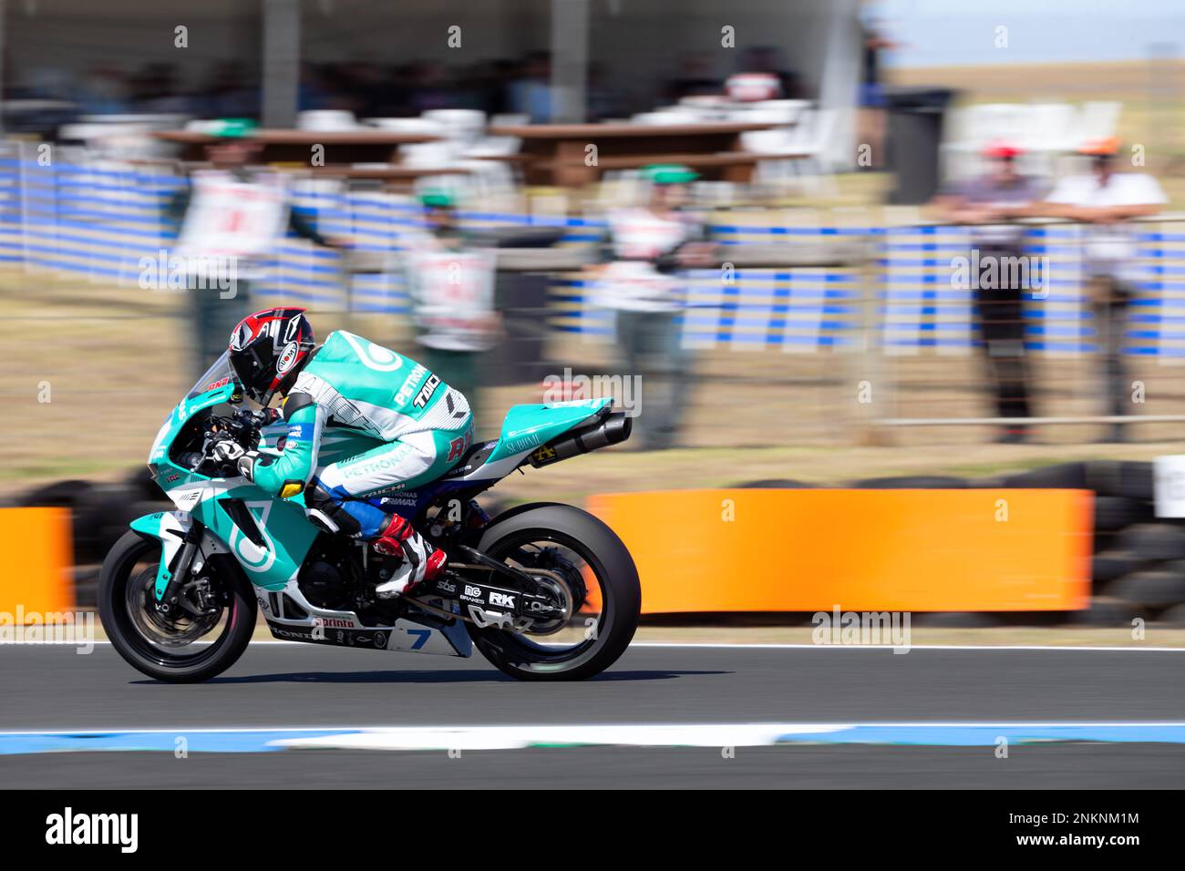 Phillip Island, Australia, 24 February, 2023. Tom Edwards of AUS on the ...