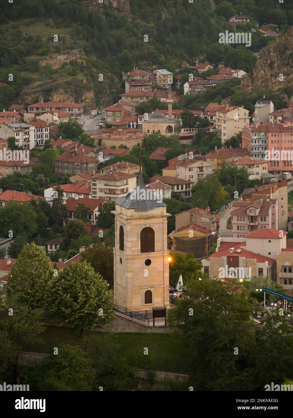 Kastamonu, Turkey. 16 July 2021. Top view of the historical Kastamonu ...