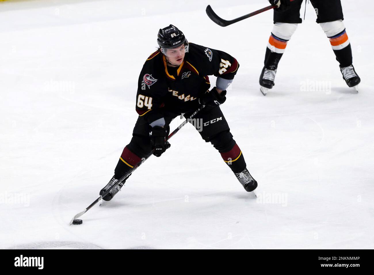 CLEVELAND, OH - FEBRUARY 25: Cleveland Monsters right wing Trey Fix ...