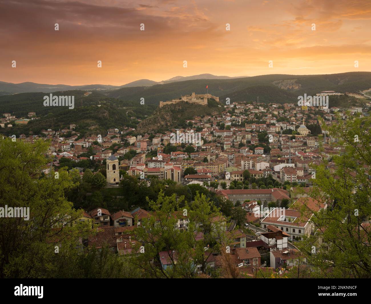Kastamonu, Turkey. 16 July 2021. View of the historical city of ...