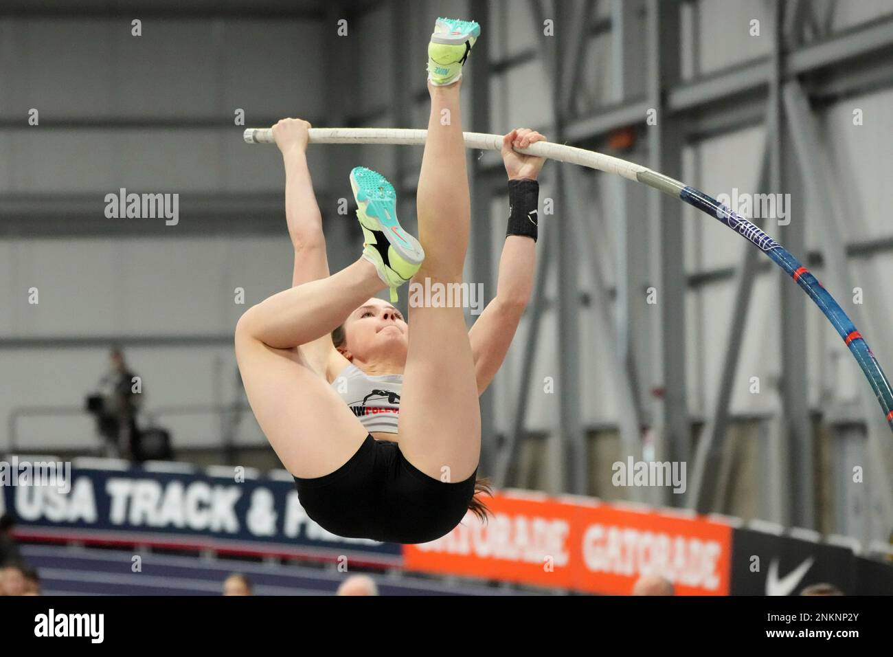 Hana Moll places seventh in the women's pole vault at 14-5 1/4 (4.40m ...