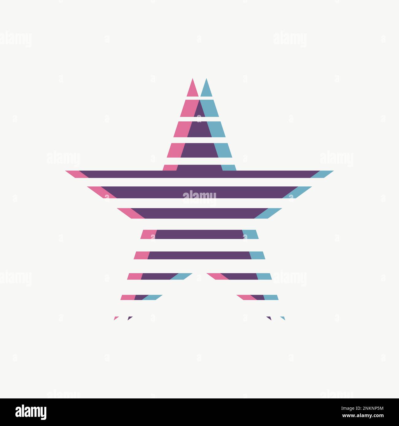 Star business logo, integration and interaction symbol. Star icon Stock ...