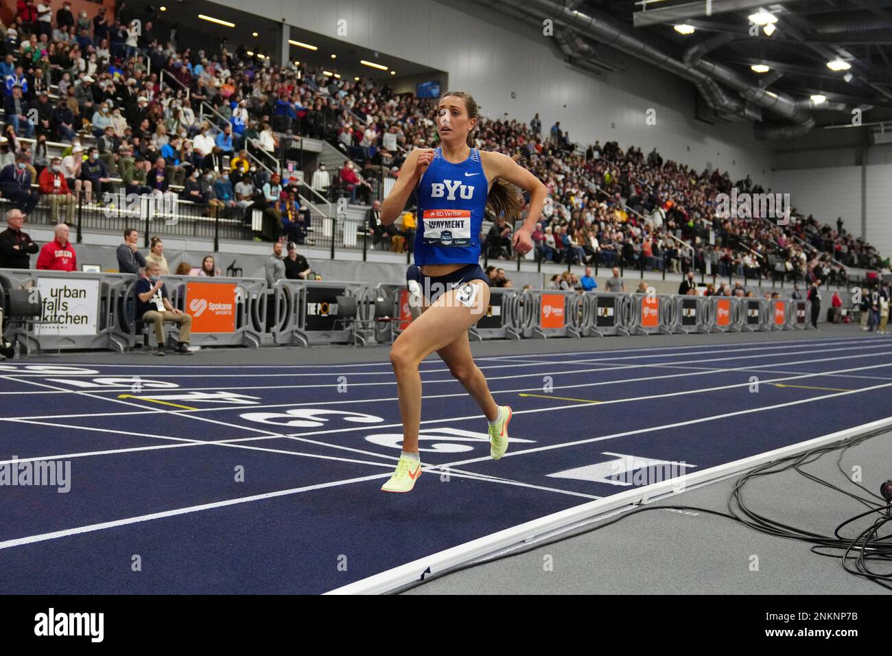 Courtney Wayment Smith of BYU places ninth in the women's 3,000m in 9: ...