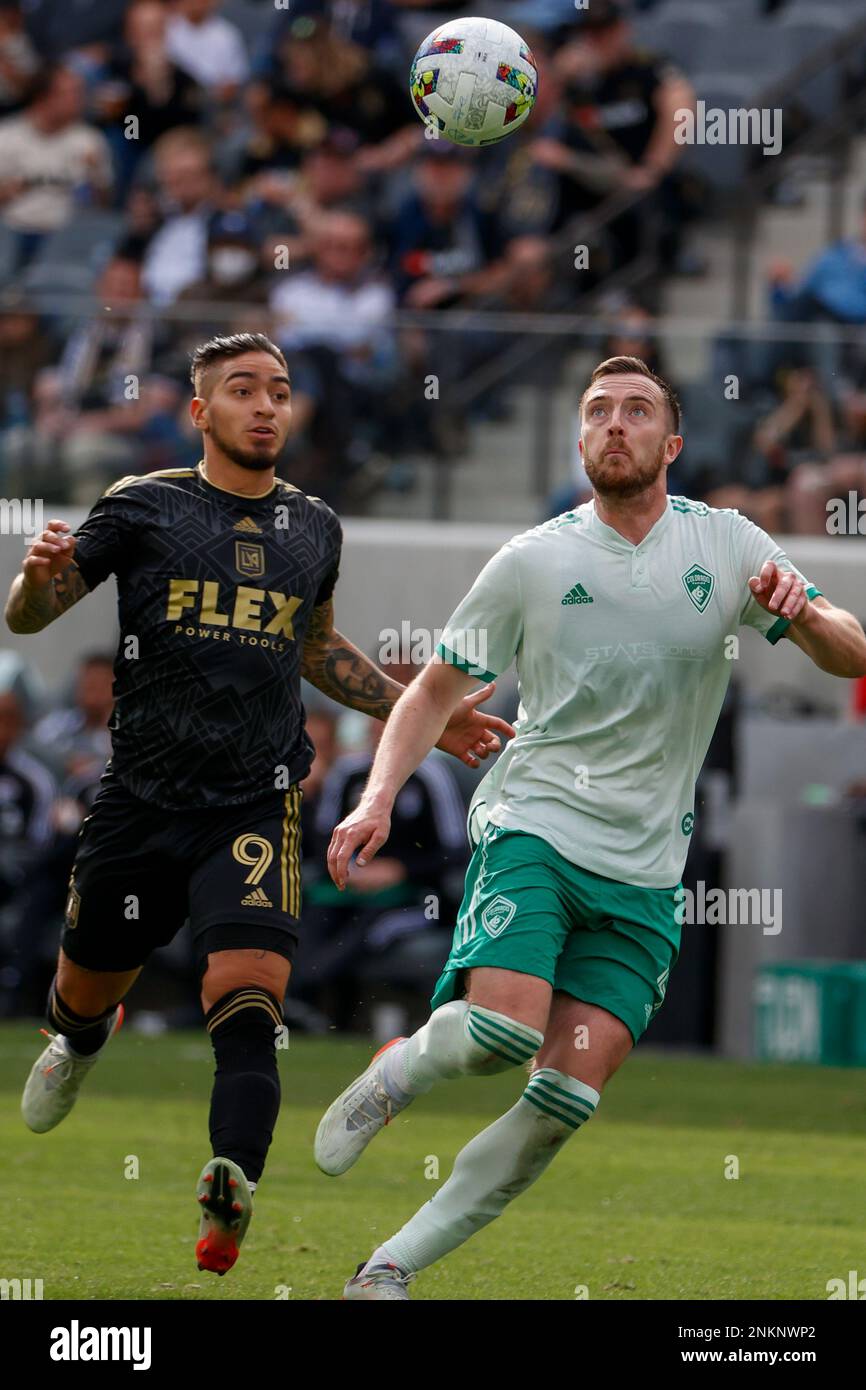 Colorado Rapids defender Danny Wilson (4) and LAFC forward Cristian ...