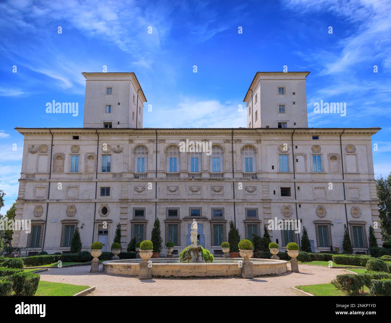 Borghese palace fountain hi-res stock photography and images - Alamy