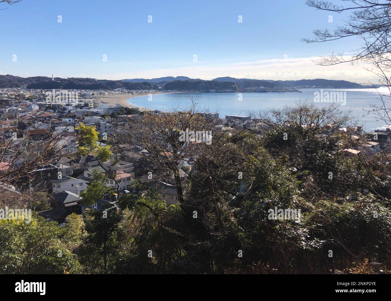 Aerial view of kamakura city hi-res stock photography and images - Alamy
