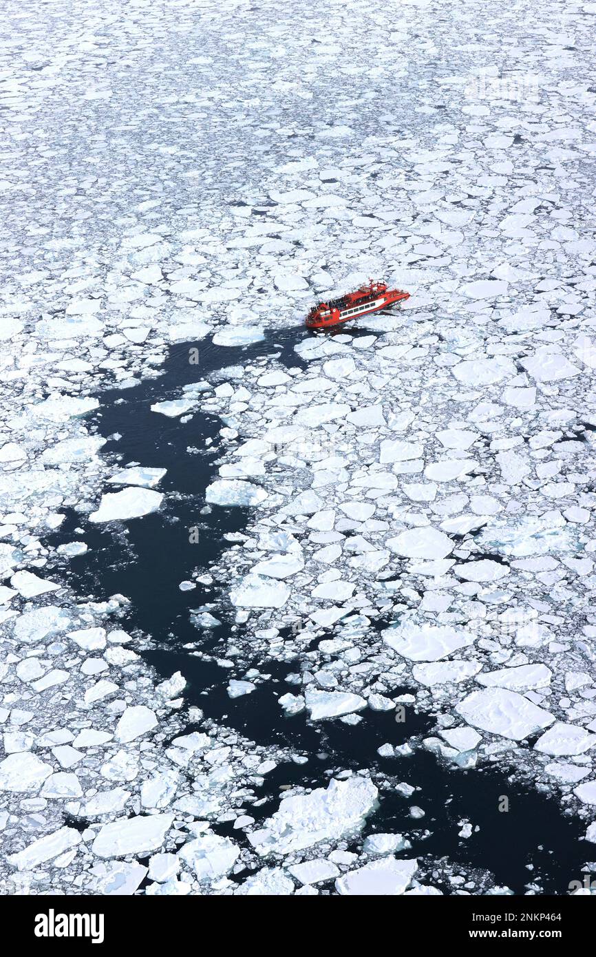 An aerial photo taken from a charted helicopter shows the Garinko Go ...