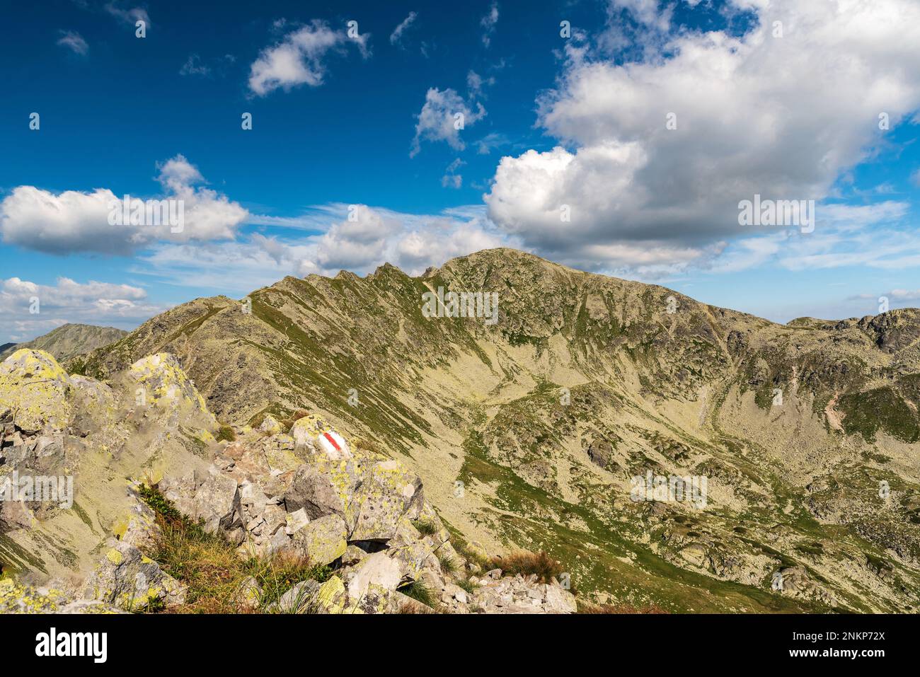 Varful Peleaga - highest hill of Retezat mountains in Romania during ...