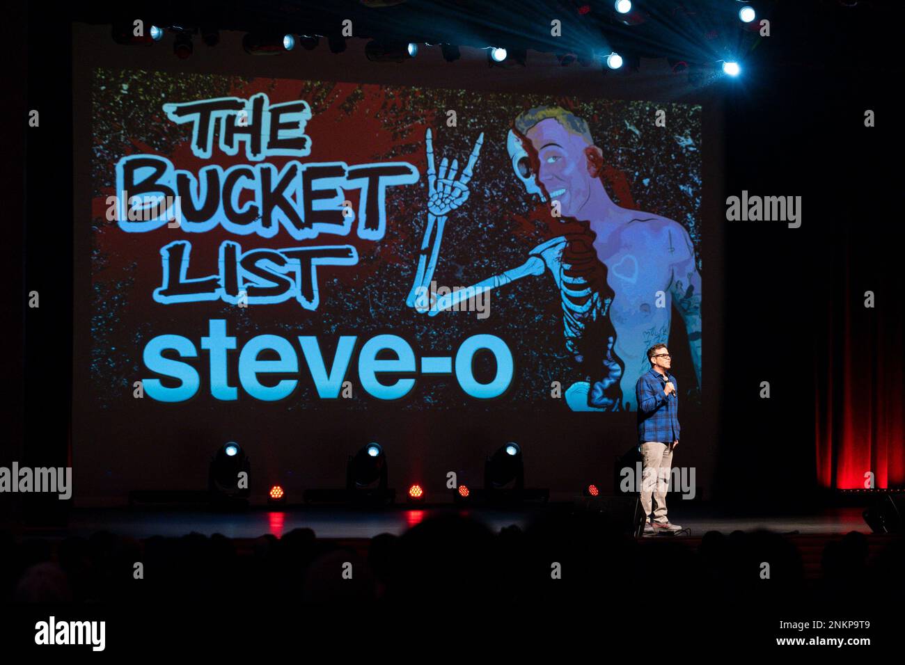 Entertainer and stunt performer Steve-O performs for a sold-out crowd ...