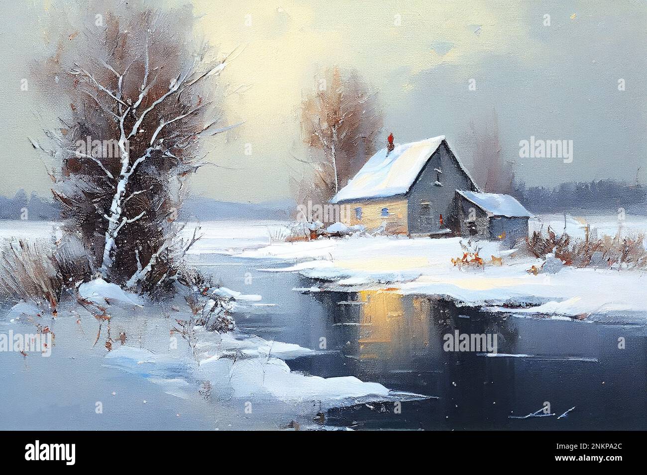 Digital landscape painting hi-res stock photography and images - Alamy