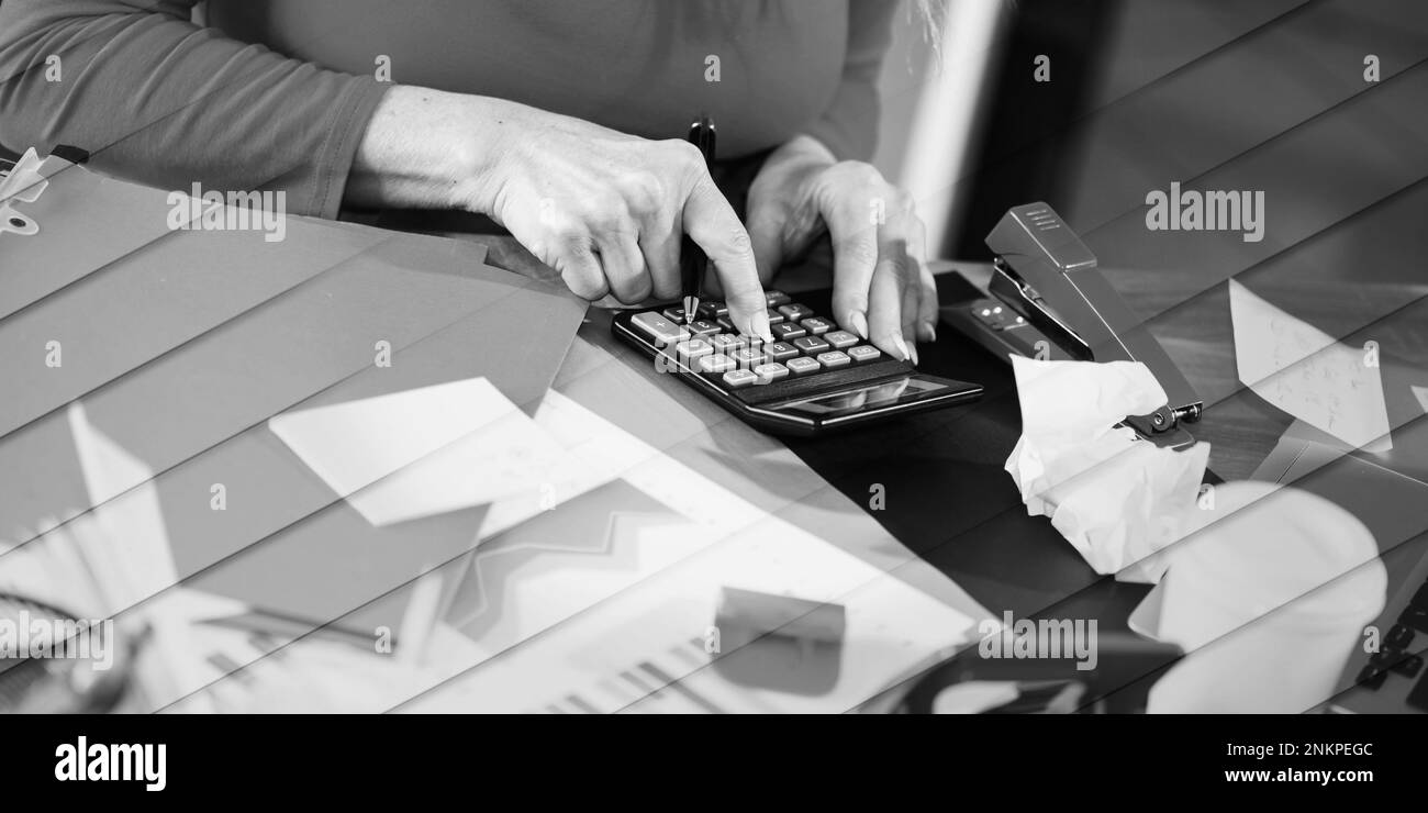 Cluttered workplace Black and White Stock Photos & Images - Alamy