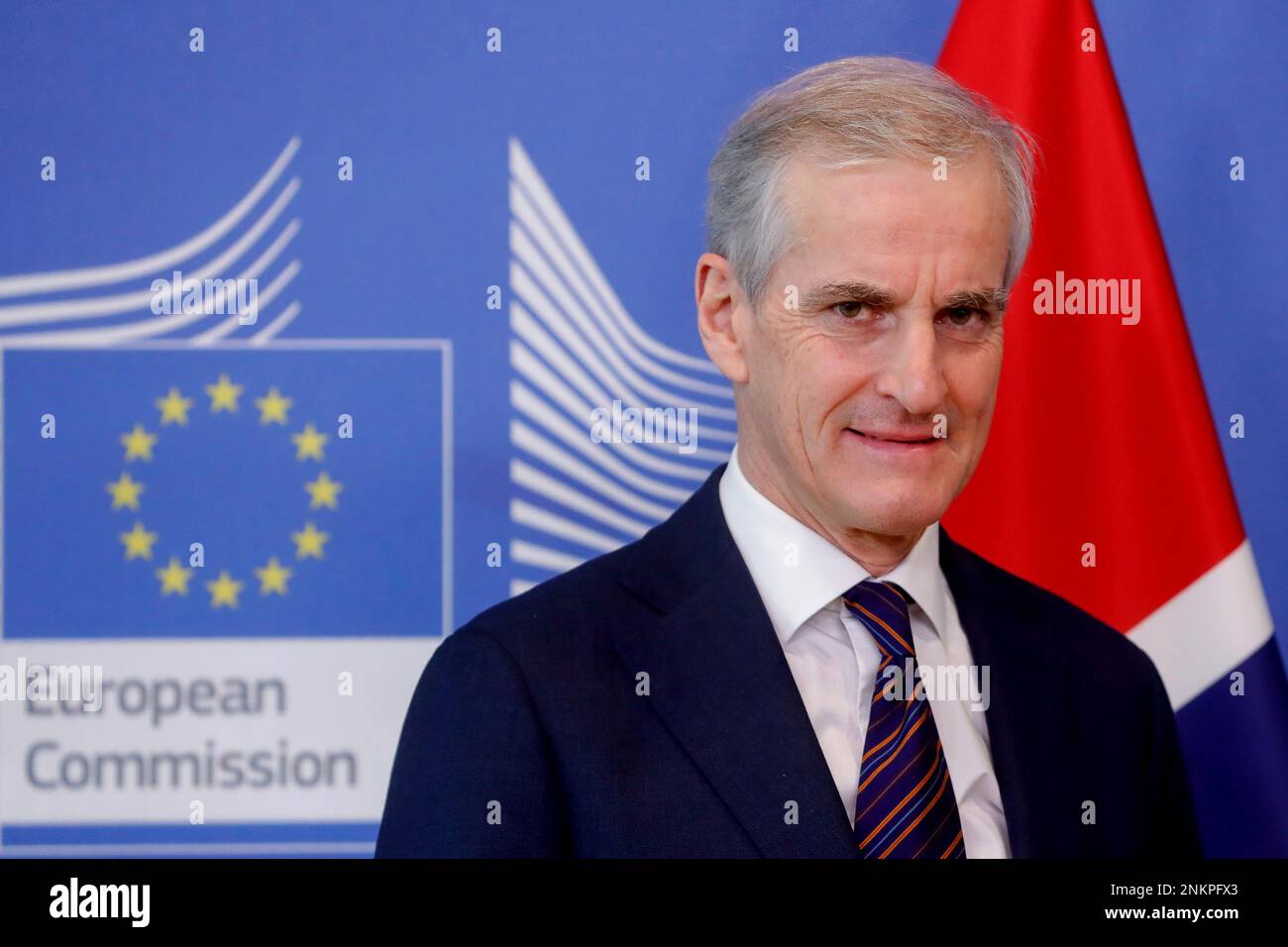 Norway's Prime Minister Jonas Gahr Stoere poses prior to an official ...