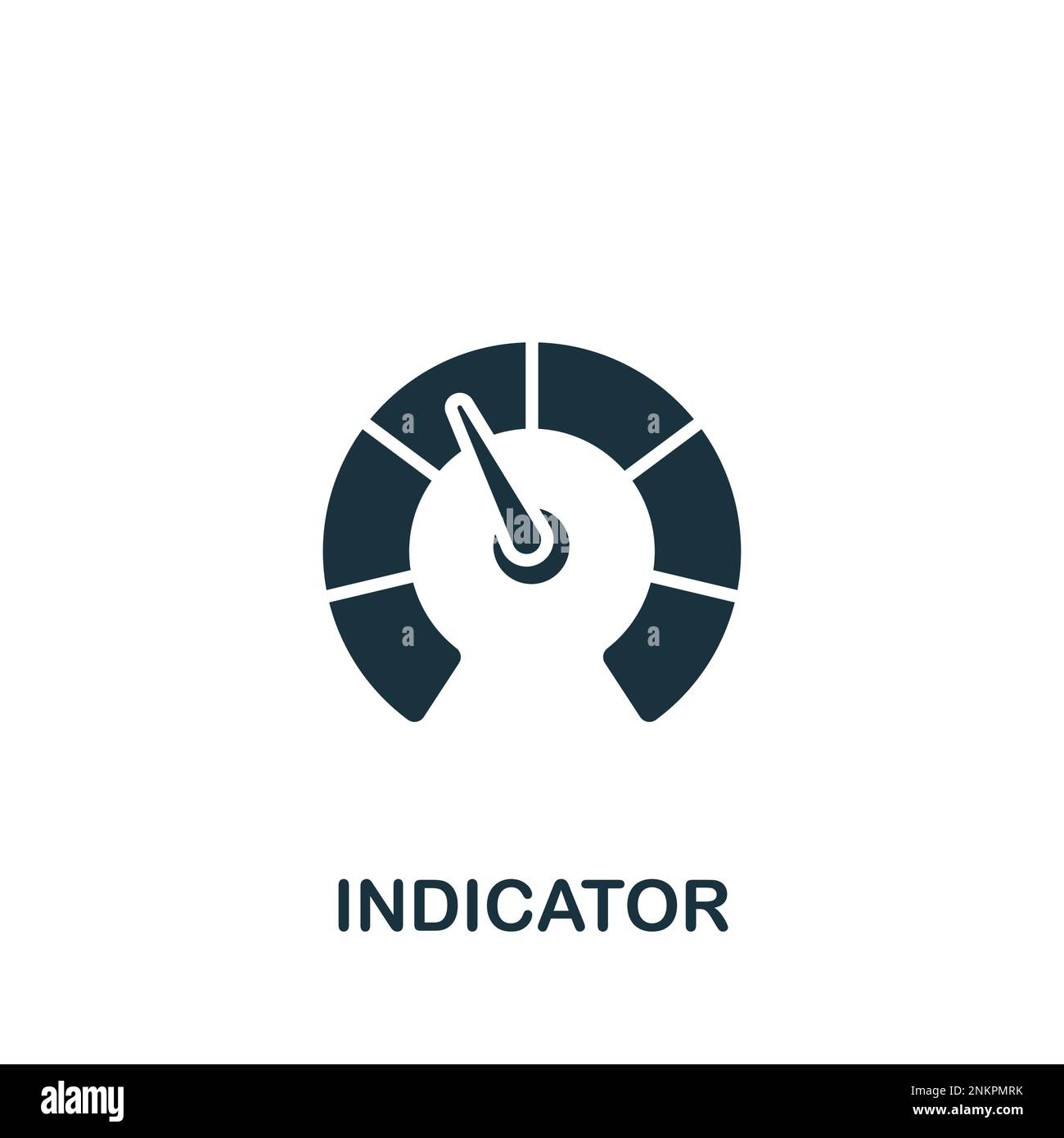 Indicator Icon Monochrome Simple Sign From Performance Collection