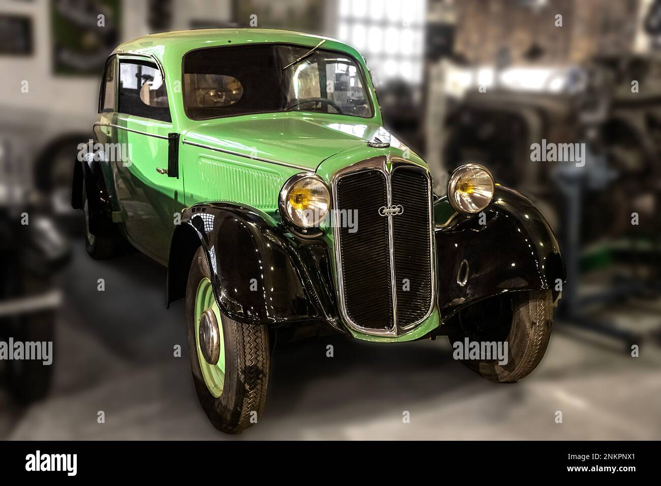 01.18.2023,Belgrade,Serbia,car showroom with antique cars Stock Photo ...